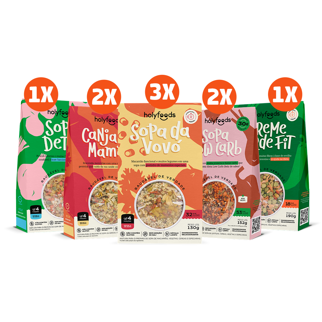 Kit Sopa Lovers (9UN) – HolyFoods